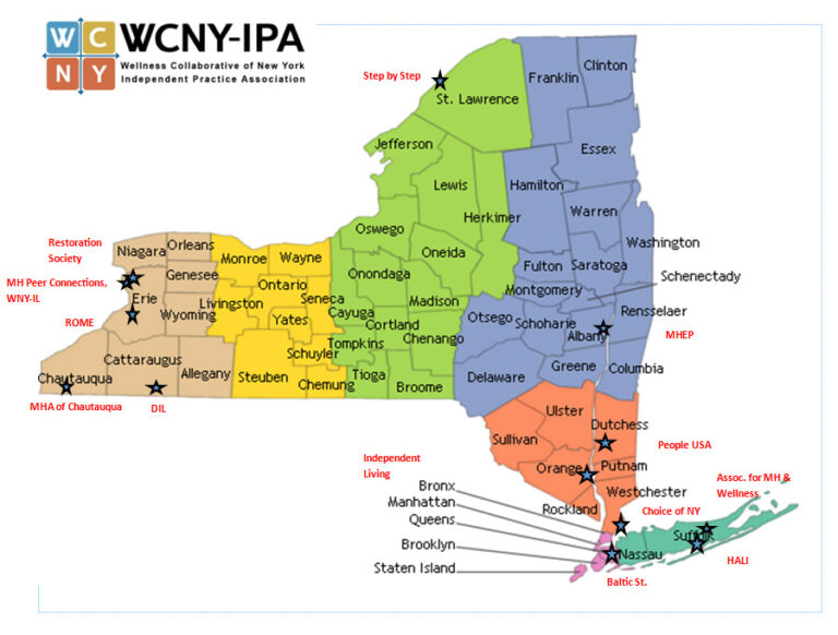 WCNY-IPA Regional Map